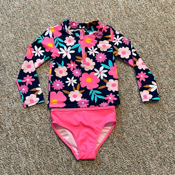 Carter's | Swim | Toddler Girl Flower 2 Pc Swimsuit | Poshmark